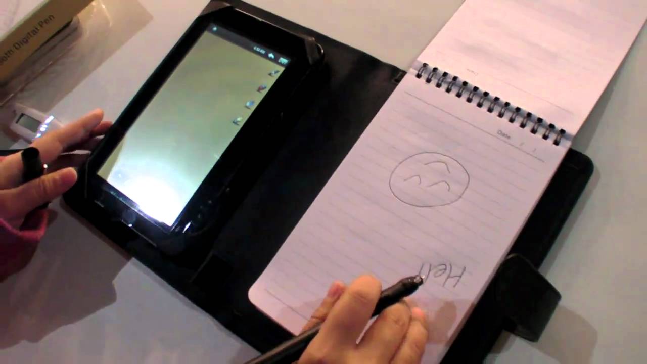 Yifang M707, Android Tablet with infrared pen input - YouTube