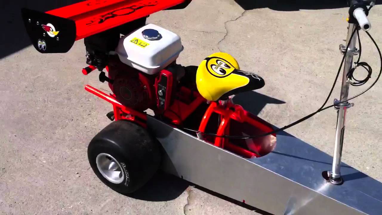Mini Dragster pit car - YouTube