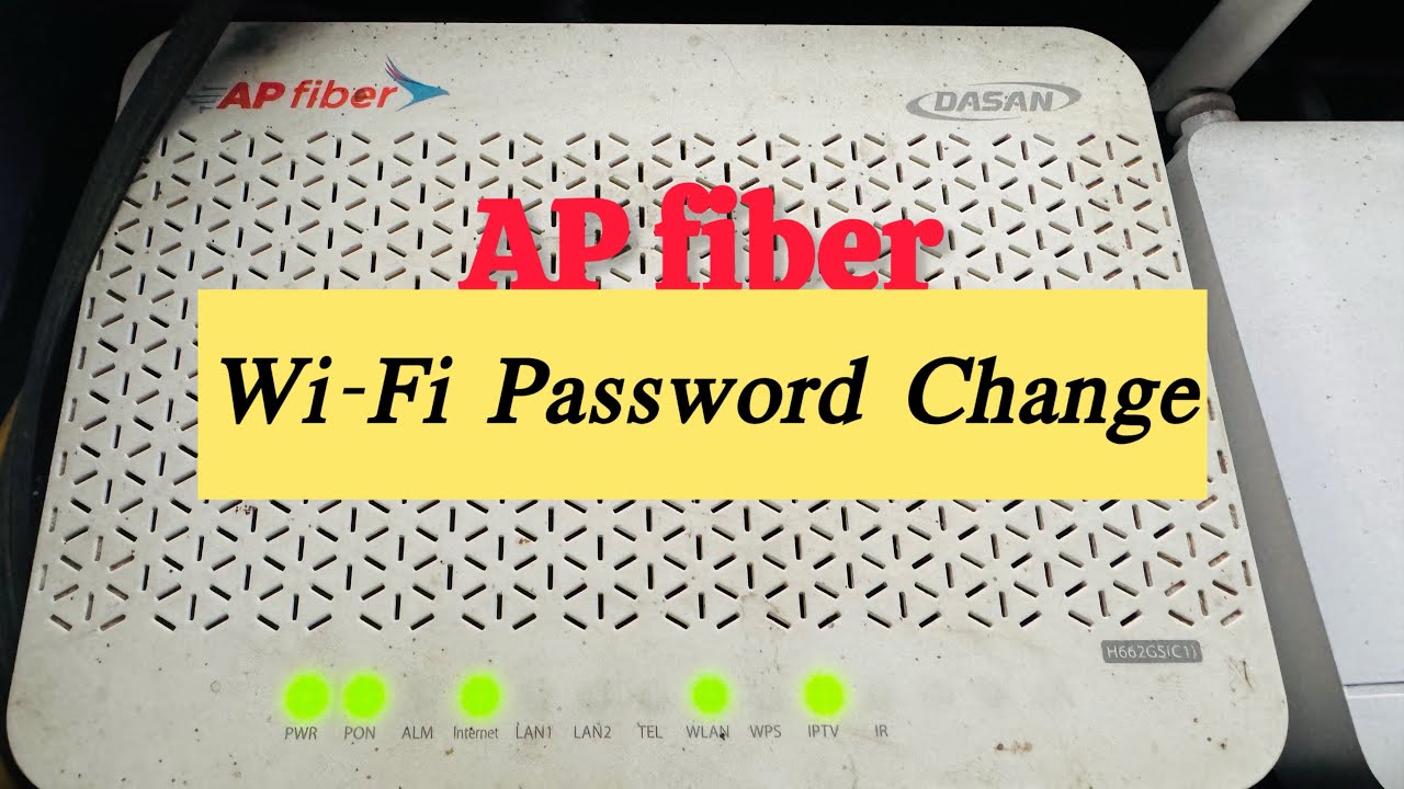 Ap fiber wifi password change in telugu#apfiber#passwordchange - YouTube