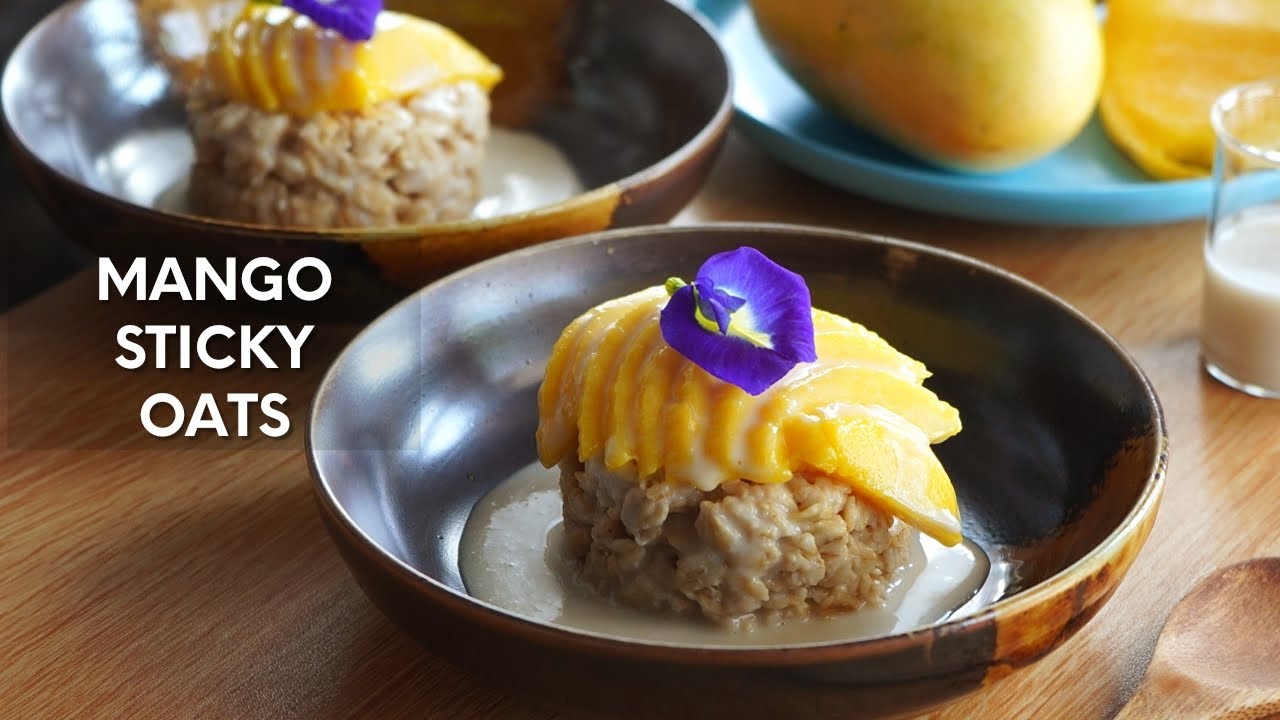 Mango Sticky Oats | Easy Oatmeal Breakfast Recipe - YouTube