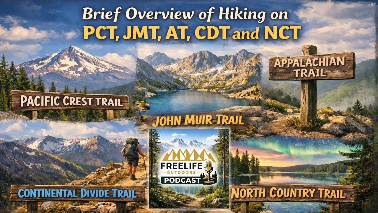 11. Trails: Brief Overview of Hiking on PCT, JMT, AT, CDT and NCT - YouTube