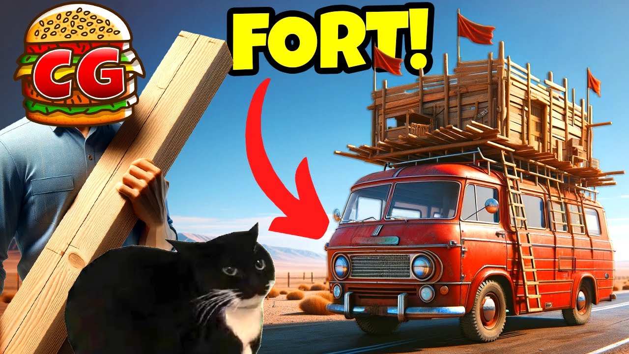 I Built a FORT on Top of My Van in The Long Drive Mods! - YouTube