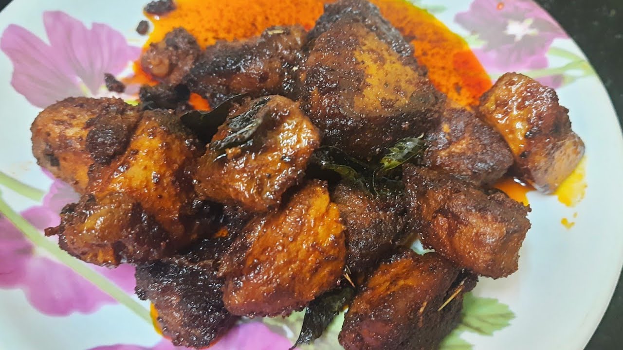 சூரை மீன் வறுவல் # choora fish fry recipe in tamil # tuna fish fry ...