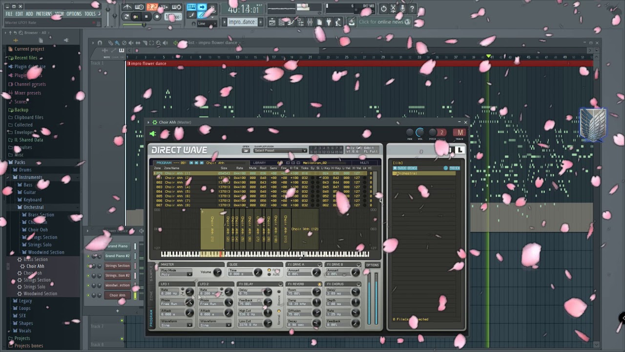 Flower Dance Inprovisation FL studio - YouTube