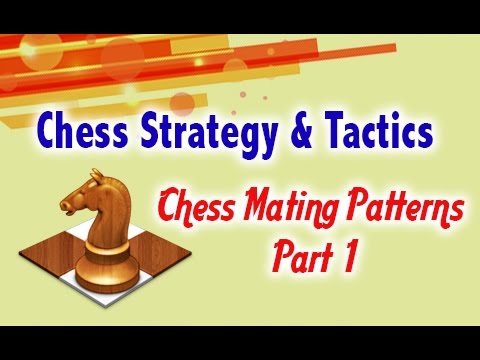Chess Strategy Chess Mating Patterns Part 1 Chess Website - YouTube