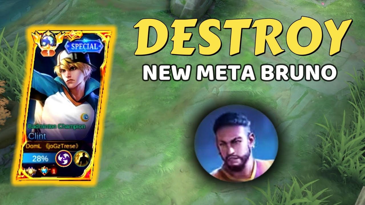 CLINT DESTROY NEW META BRUNO - BRUNO IS PHOBIA OF THIS BUILD ~ MLBB ...