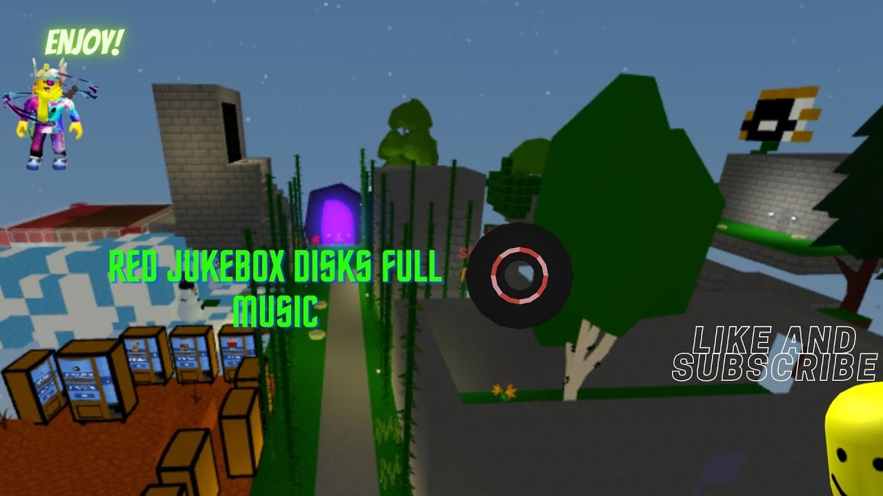 Red Juke box Disk Full Music (Roblox islands) (Jukebox disks series ...