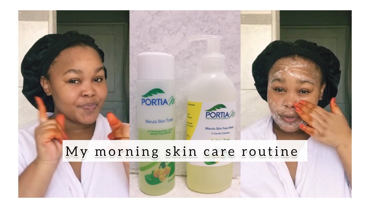My morning skin care routine: Simple and affordable. Portia M..♡♡ - YouTube