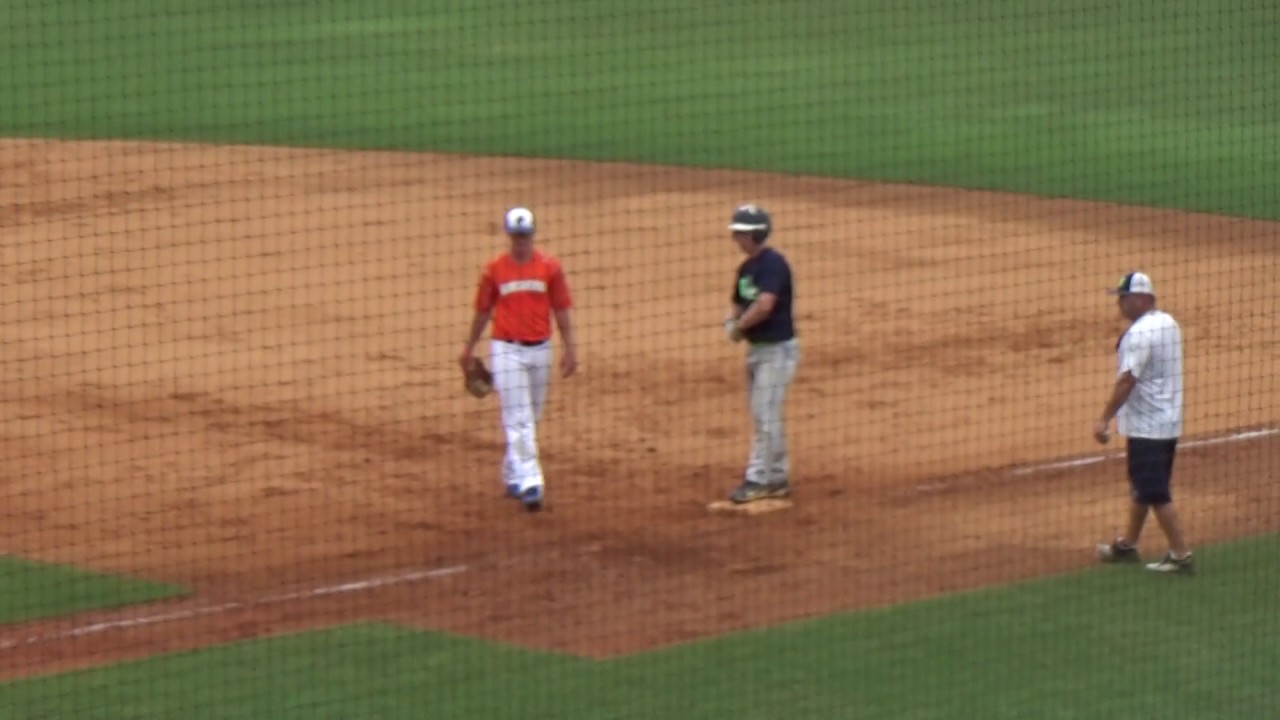 In game hitting: line drive up the middle - YouTube