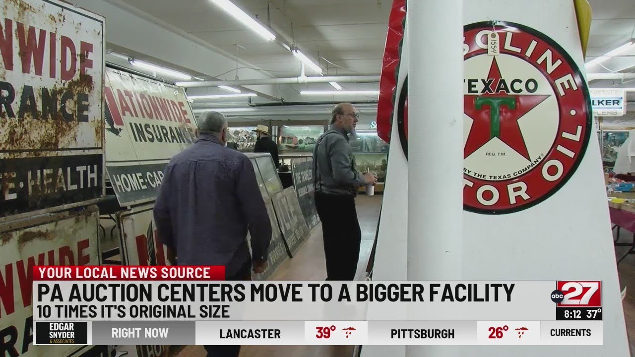 Pa. Auction Center expands in Lancaster County - YouTube