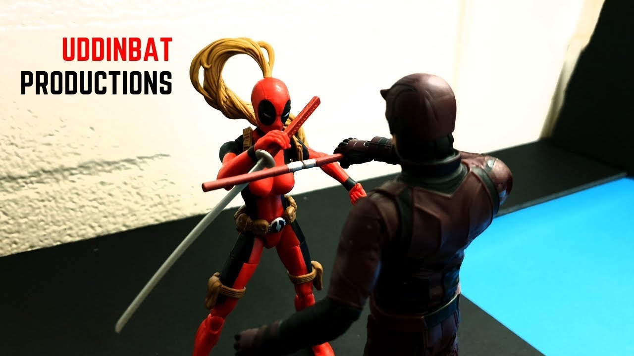 Lady Deadpool vs Daredevil - YouTube