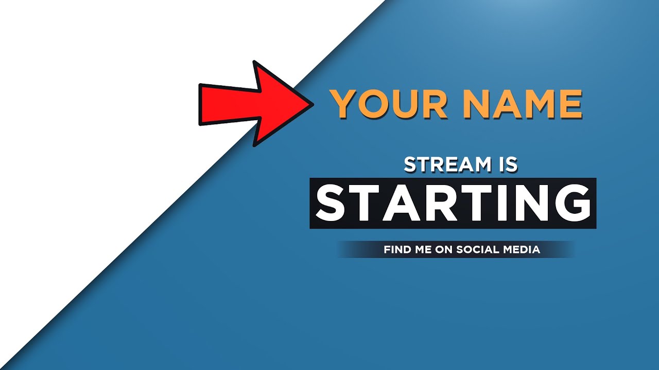STREAM IS STARTING (FREE) TEMPLATE BY DEV GAMINGYT - YouTube