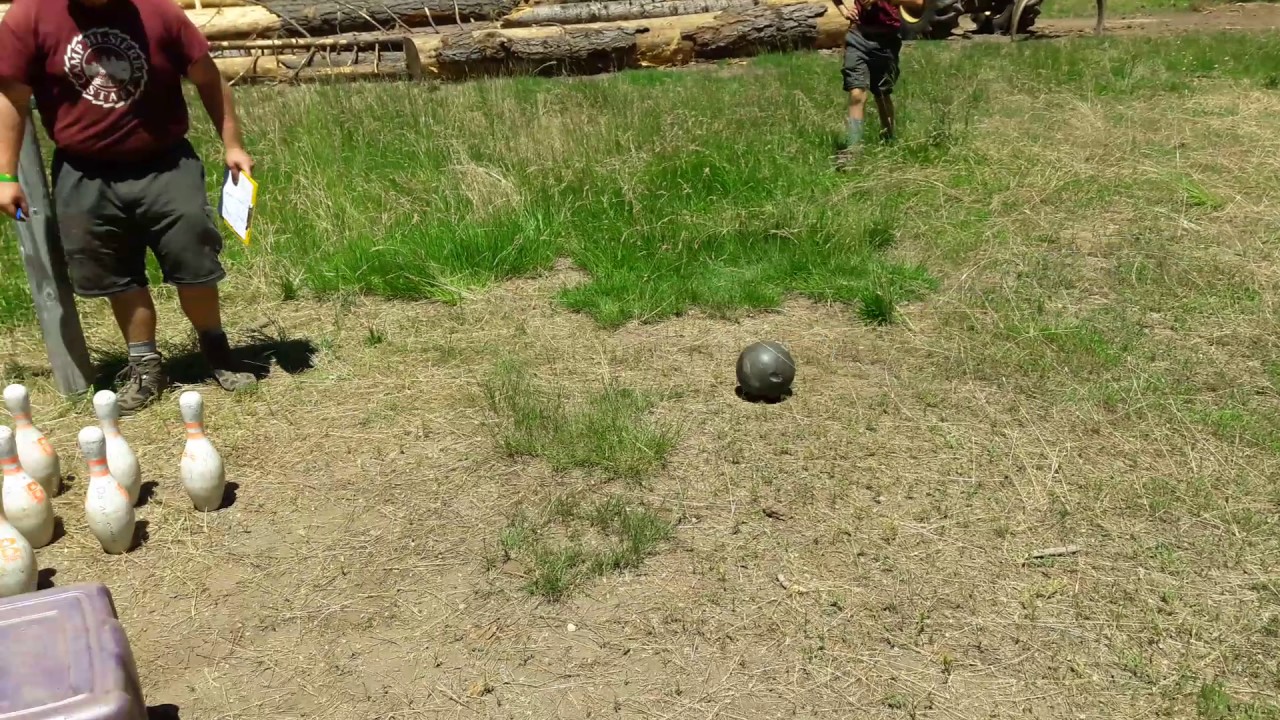 Troop 116 - Scout games - bowling - YouTube