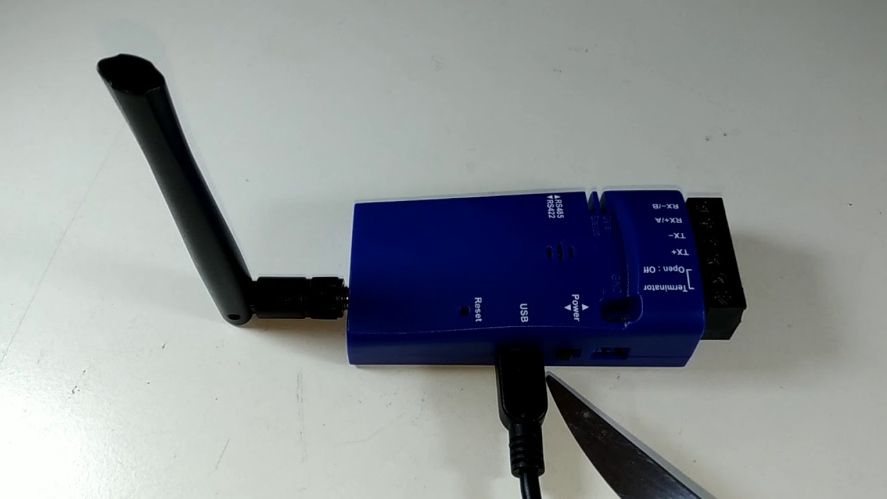 WiFi RS485 serial converter, Model: WA 485E - YouTube