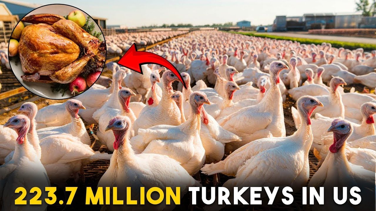 How Million of Turkeys are Raised and Processed in the United States ...