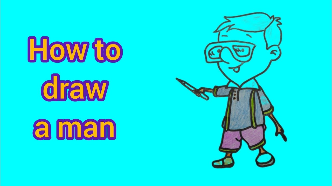 How to draw a male coach || The Art of Leadership: Painting a Male ...