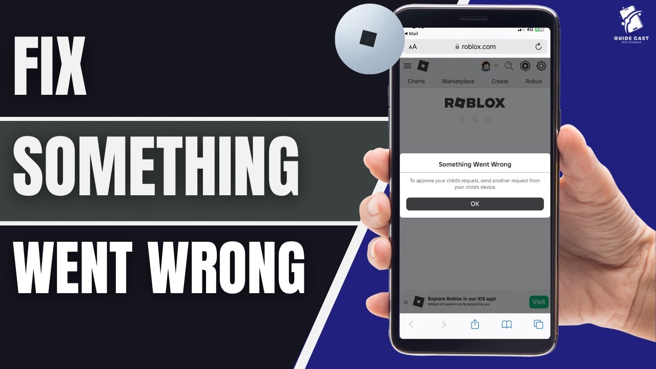 How To Fix Something Went Wrong Please Try Again Later Roblox (2024 ...