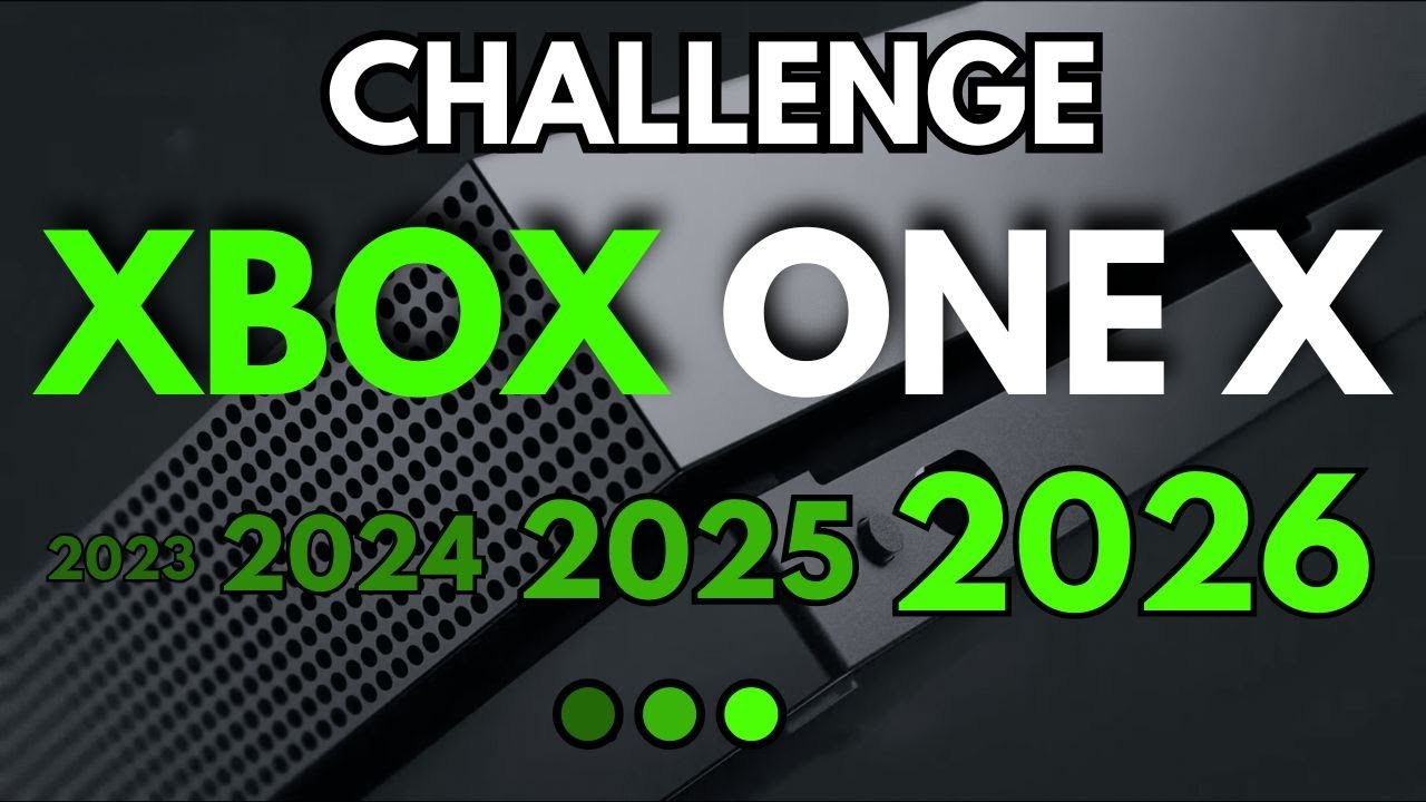 XBOX ONE X : Le challenge ! Explication 💚 - YouTube