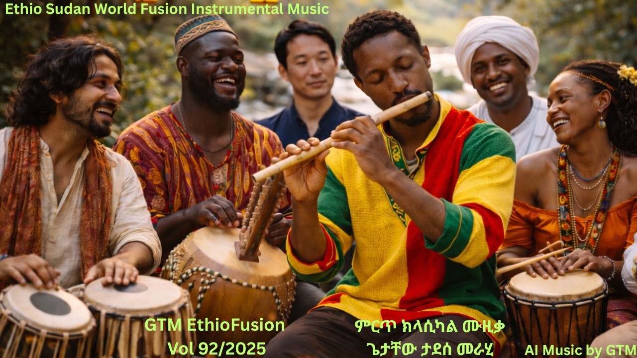🟢🟡🔴 EthioFusion | Ethio Sudan Instrumental • Tizita • Relaxing AI ...