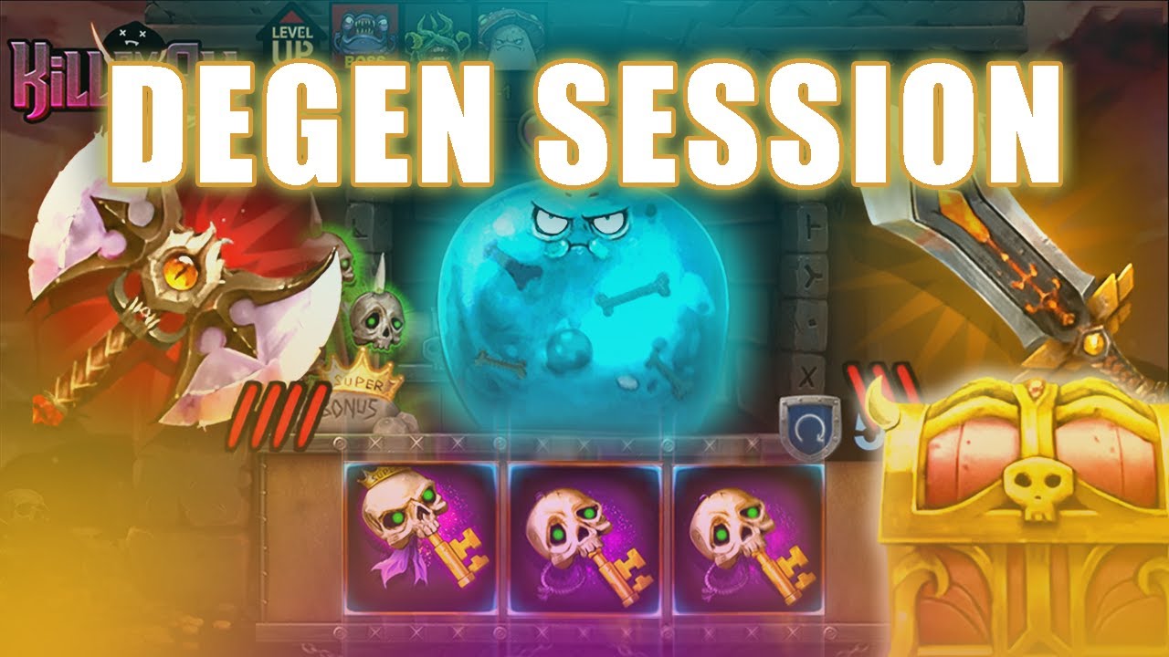 DEGEN SESSION ON KILL EM ALL SLOT! - YouTube