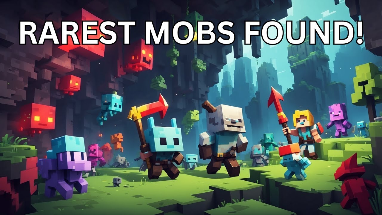 Minecraft's Rarest Mobs Revealed! - YouTube