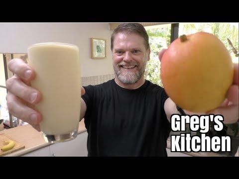 Mango Smoothie Drink Recipe - Greg's Kitchen - YouTube