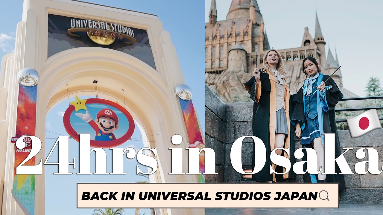 24 HOURS IN OSAKA - Visiting Super Nintendo World at USJ | Living in ...