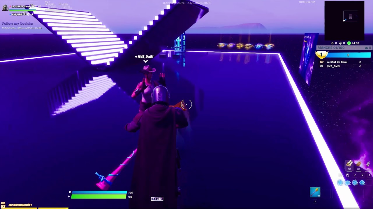 la map pour avoir toute les danses de fortnite - YouTube