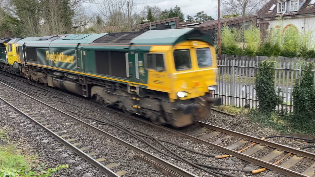 Class 66 + 70 | 66596 + 70007 | Double Header & Tone | Freightliner ...