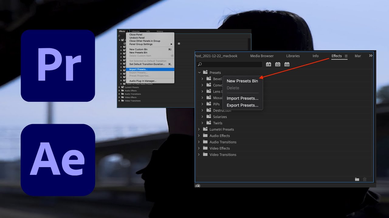 HOW TO MAKE & SAVE PRESETS IN PREMIERE PRO & AFTER EFFECTS | Gaga M ...