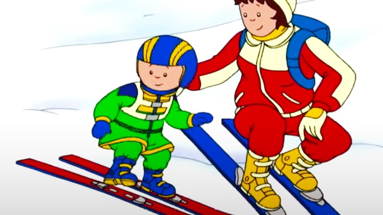 Caillou Goes Skiing | Caillou | Cartoons for Kids | WildBrain Little ...