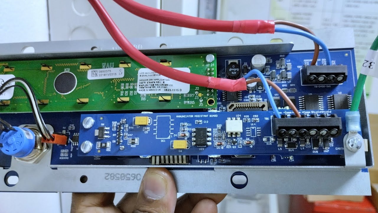 simplex Addressable repeater panel 4603-9101 installation tutorial | Fire alarm control panel ...