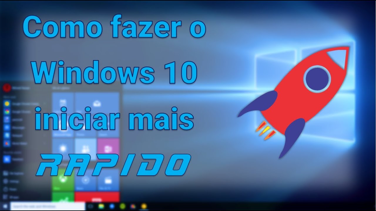 Como fazer o Windows 10 iniciar mais rápido - YouTube