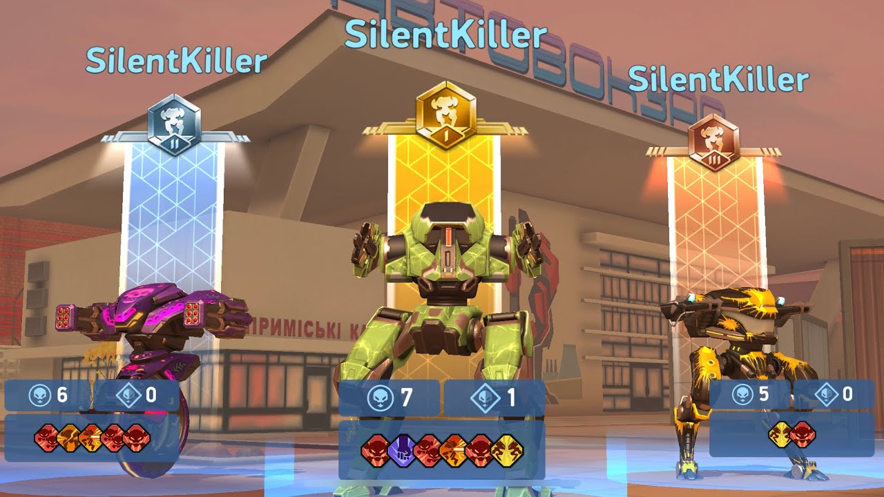 Becoming MVP in all 3 spots in one match || Mech Arena - YouTube