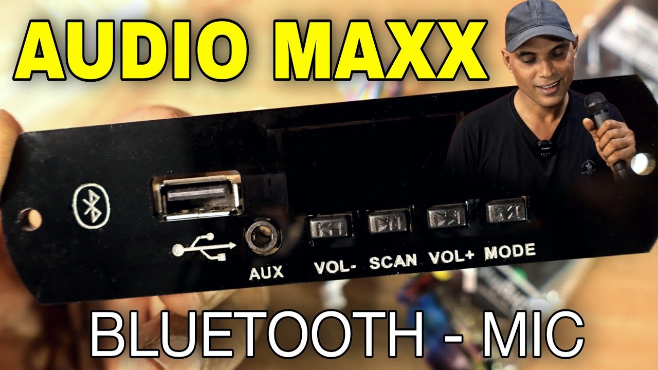 Latest Bluetooth Panel From Audio Maxx | Acrylic With White display ...
