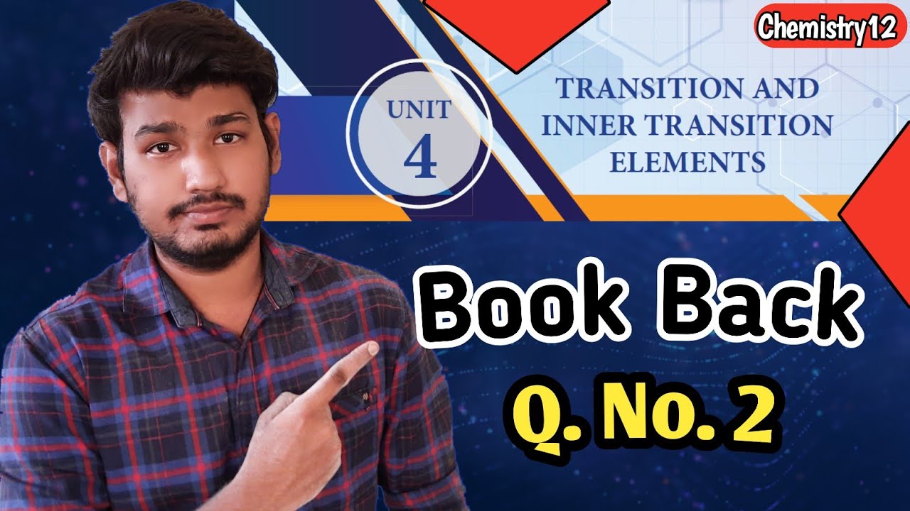 Q.No.2 |Unit-4 |Chemistry 12 |Book Back Solutions |SaravananTK |Ed ...