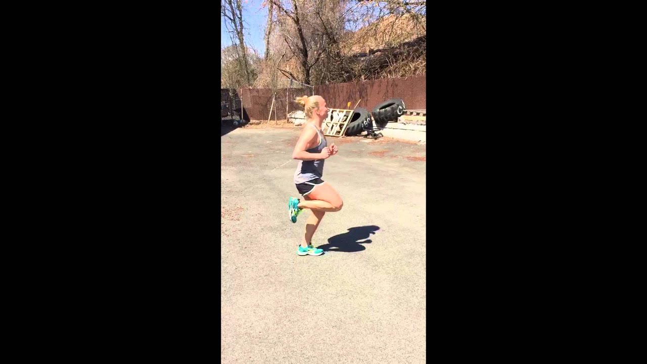 Running Drills - Single Leg Bounce Pull - YouTube