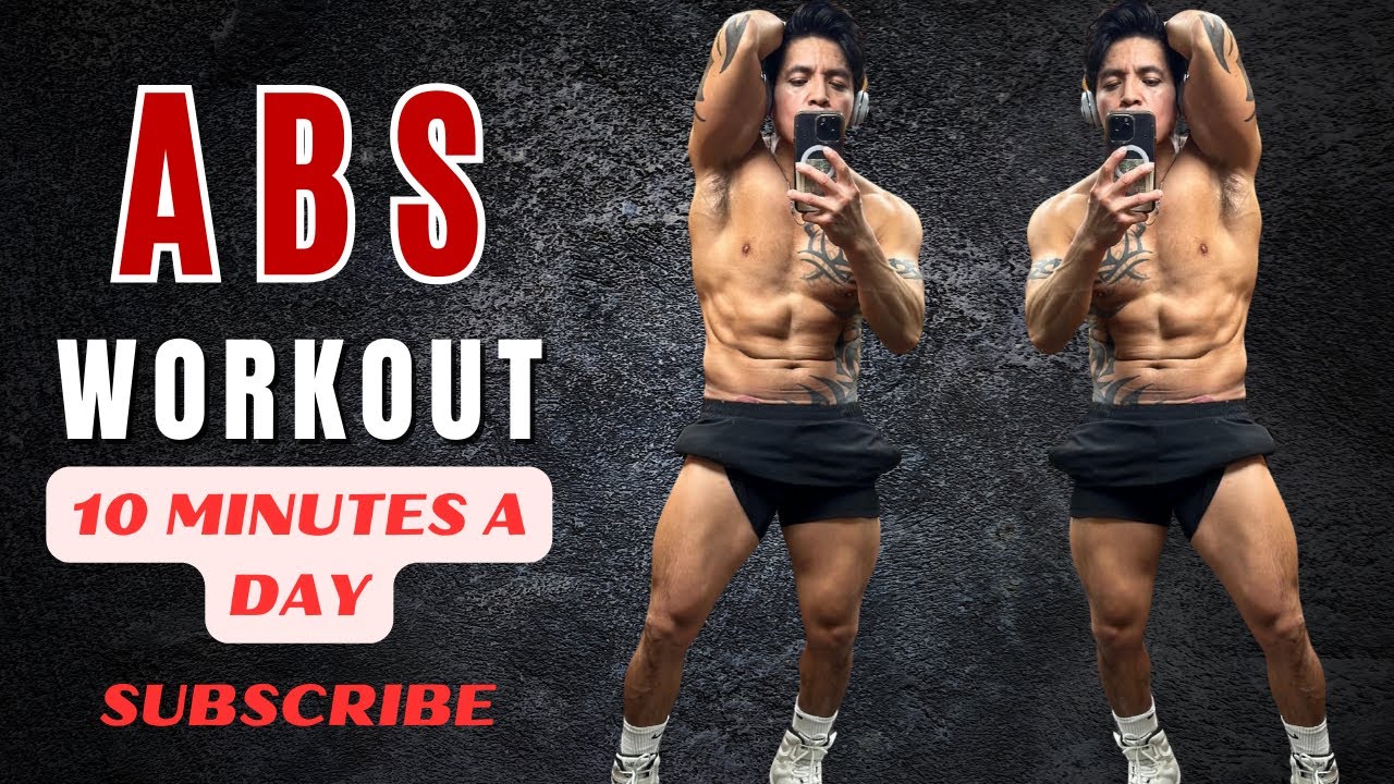 10 Min AB WORKOUT with No Equipment (Not abs in ten minutes) - YouTube