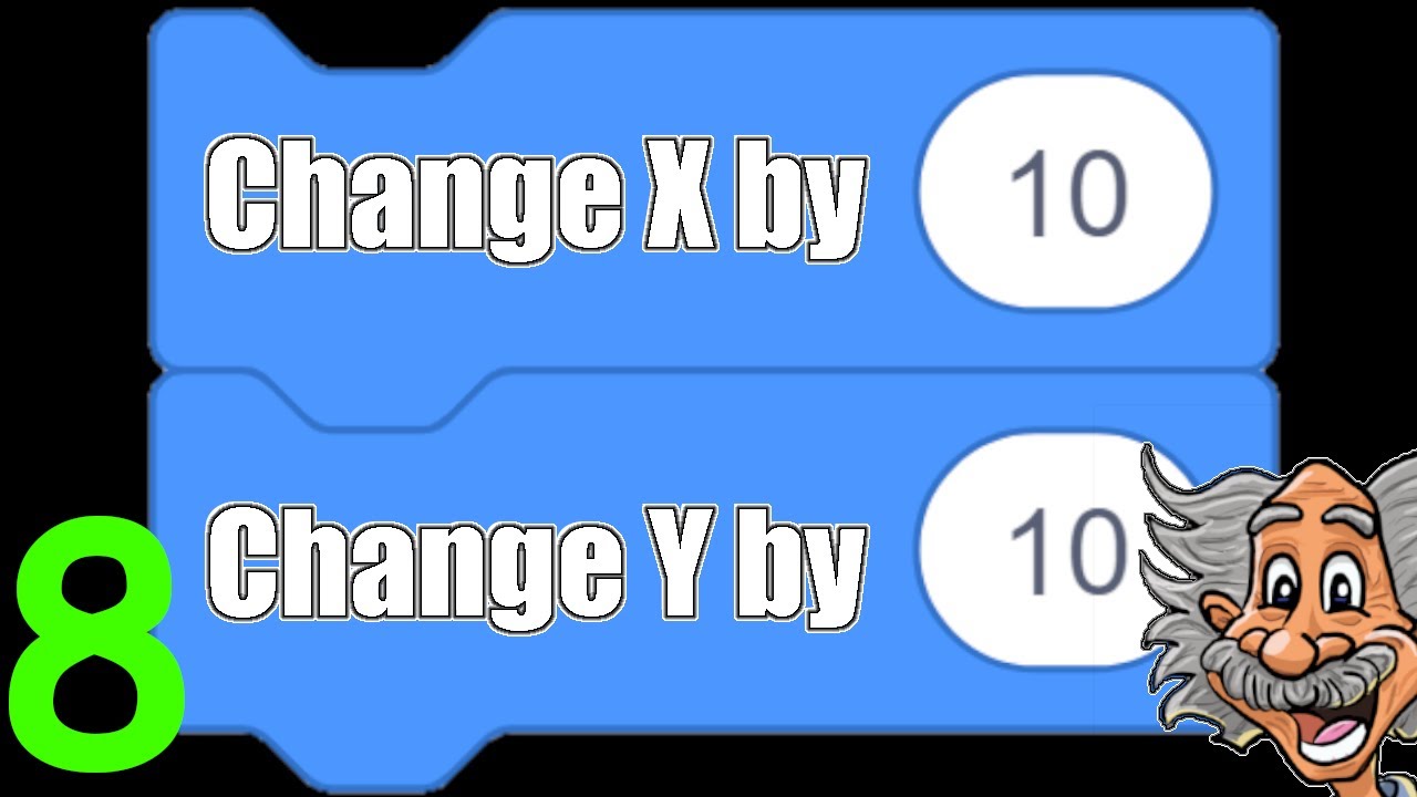 8: Change X and Y block in Scratch - "Programming for Beginners" - YouTube