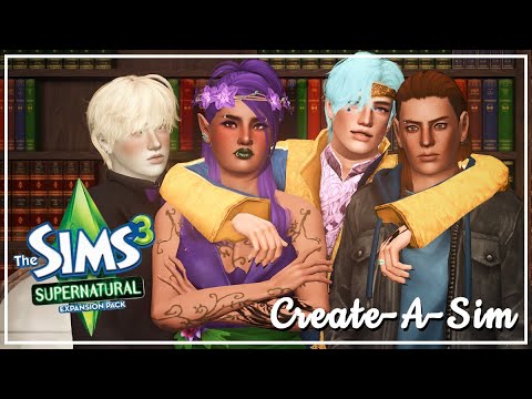 The Supernatural Lovers 🖤 || The Sims 3: Supernatural (S2) || Create-A ...