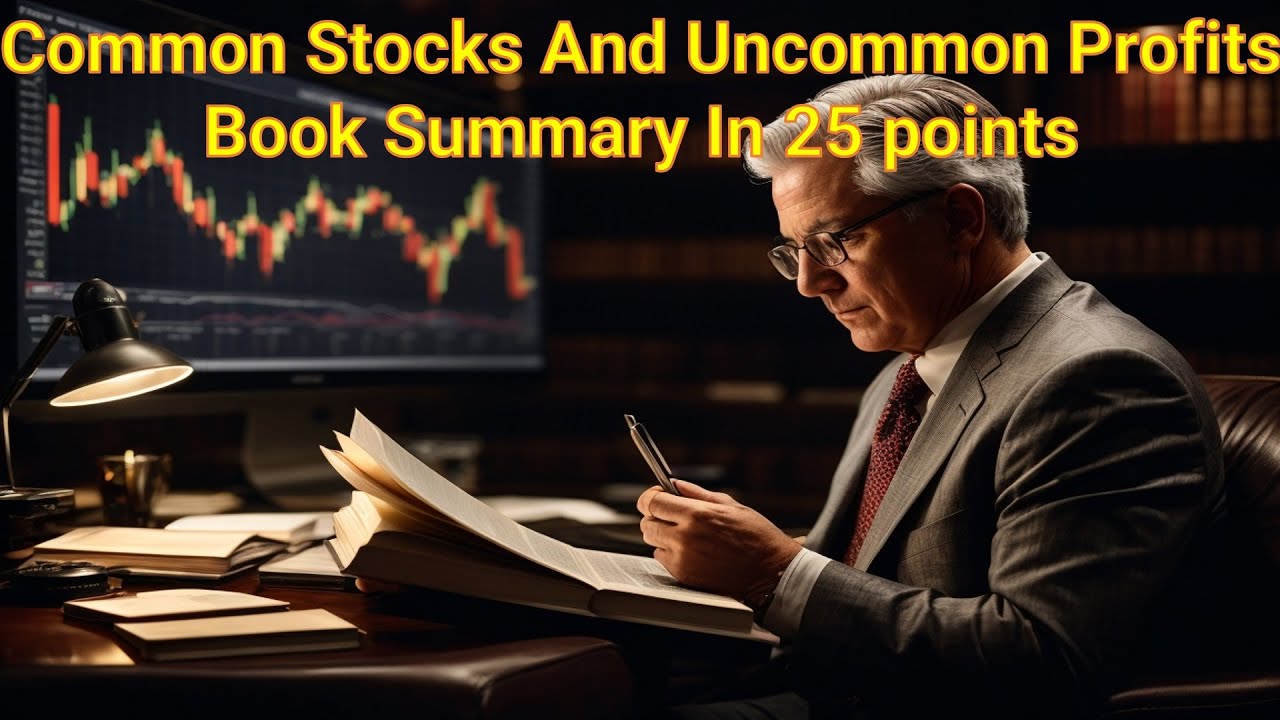 Common Stocks And Uncommon Profits Book Summary In 25 points - YouTube