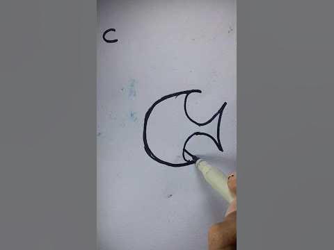 C LETTER DRAWING ️ - YouTube