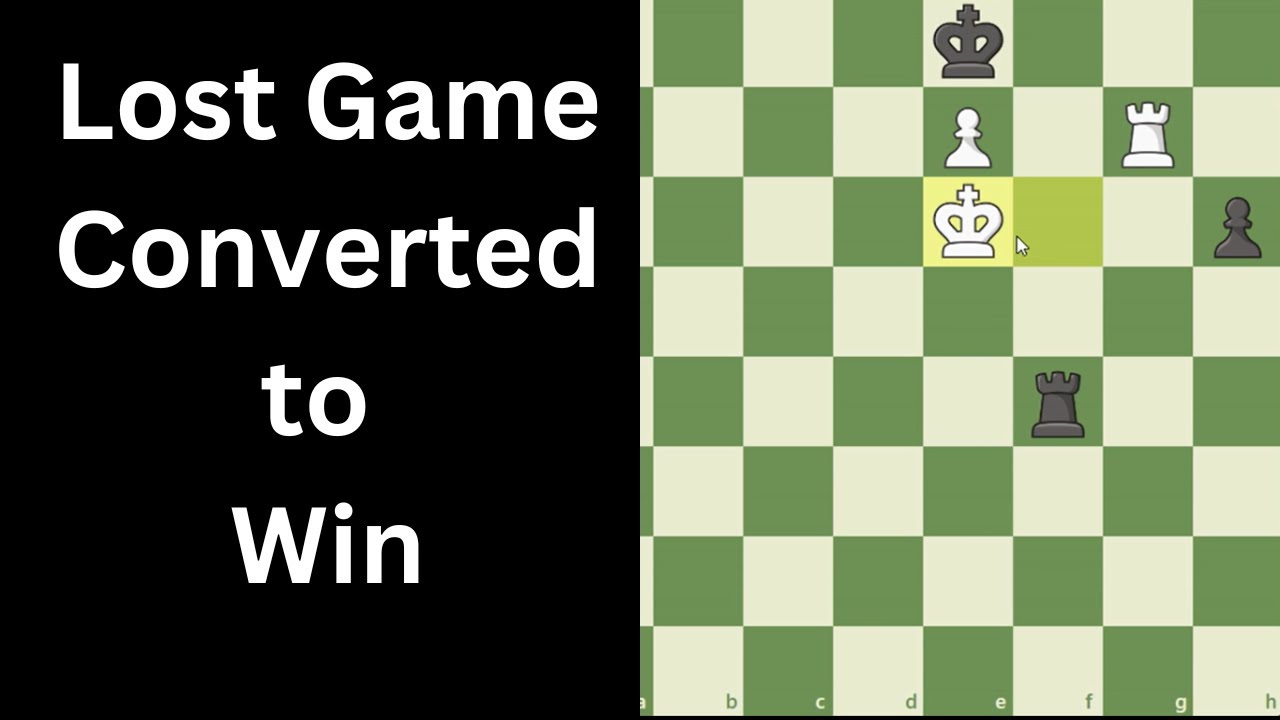 Lost Game - converted to win - YouTube