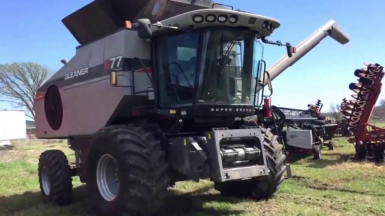 Gleaner S77 Combine on the auction block Saturday March 19th - YouTube