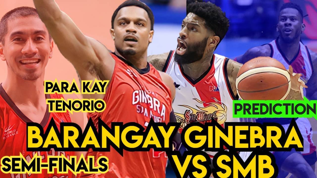 PBA LIVE : GINEBRA VS SMB GAME PREDICTION SEMIS GAME 1 | GINEBRA ...
