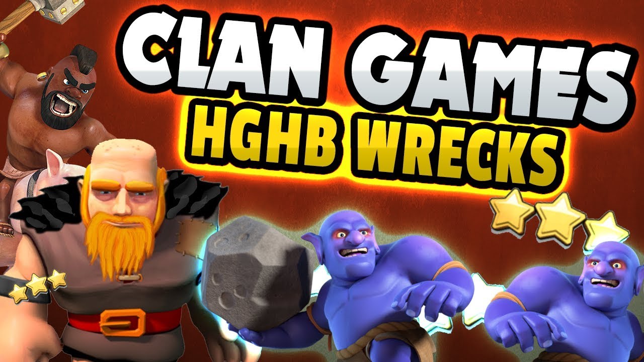 HGHB IN CLAN GAMES - GIFTS ARE BACK IN CLASH OF CLANS - YouTube