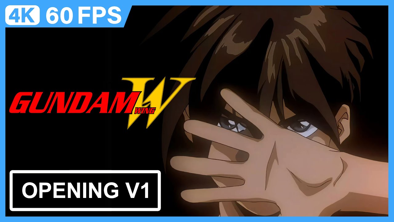 Mobile Suit Gundam Wing Opening V1 | Creditless | 4K 60FPS Remastered ...