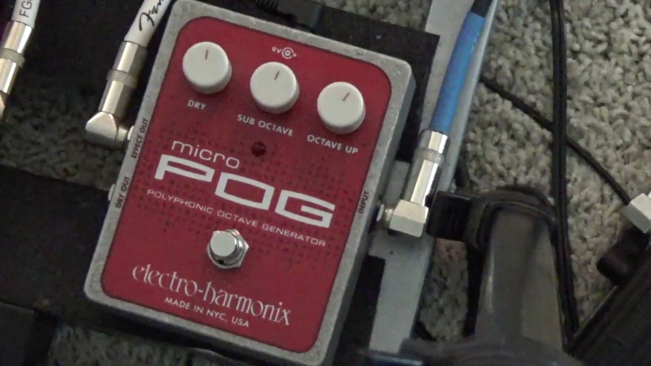 Electro-Harmonix Micro POG - Polyphonic Octave Generator - A 2nd Look ...