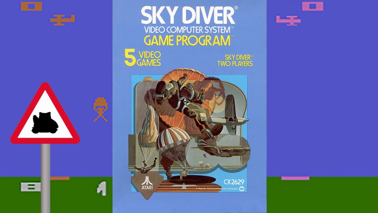Sky Diver Atari 2600 - Parachutes Ahoy! - YouTube