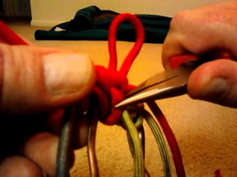 How to tie Hybrid 2 color Slatts rescue belt.#1 - YouTube